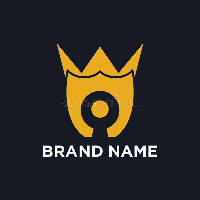 Royal Crown Logo Security Vector Stock Vector - Illustration of gold ...