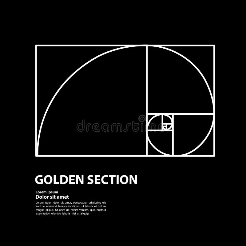 The Golden Ratio for Creative Design Vector Illustration. Stock Vector ...
