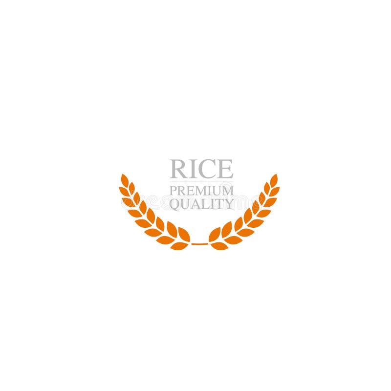 Premium Rice Great Quality Design Concept Vector. Stock Vector ...