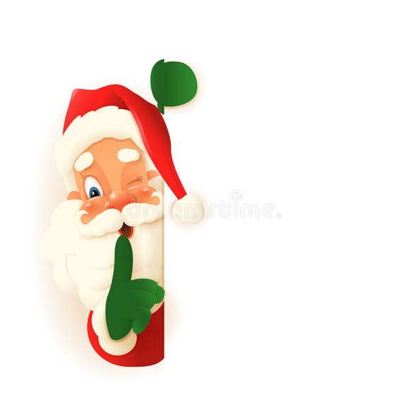 Winking Santa Stock Illustrations – 321 Winking Santa Stock ...