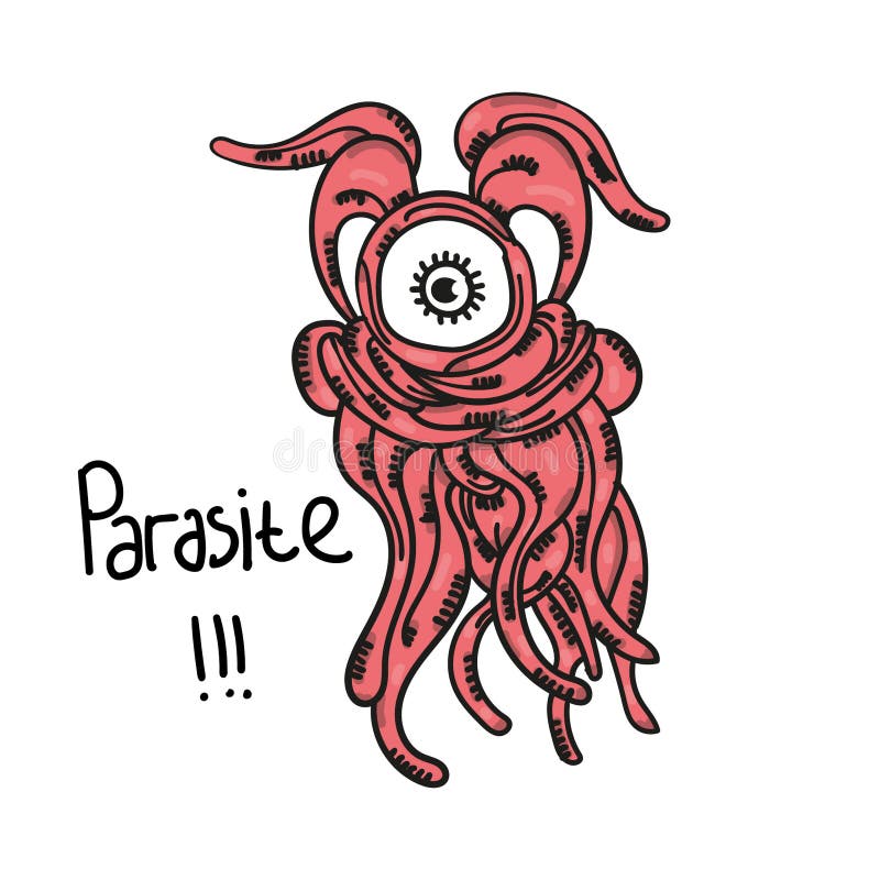 Illustration of parasite stock illustration. Illustration of ...