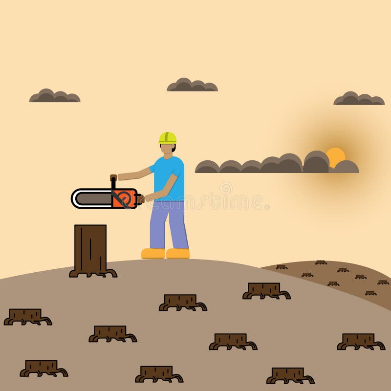 Illegal Logging Stock Illustrations – 256 Illegal Logging Stock ...
