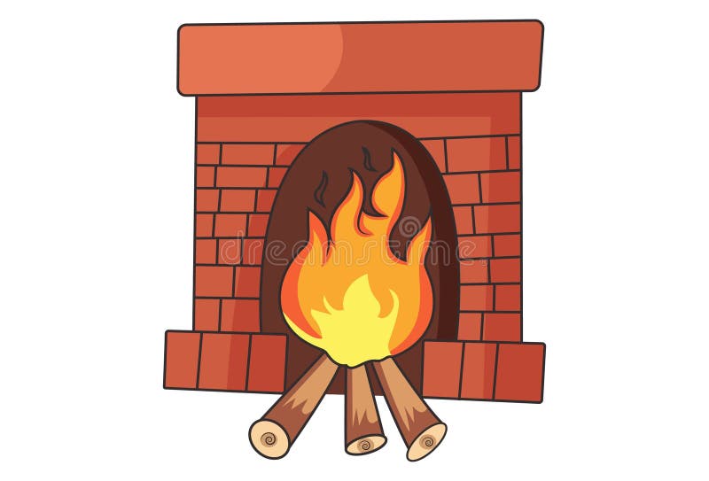 Cartoon Illustration of Chimney Stock Vector - Illustration of graphic ...