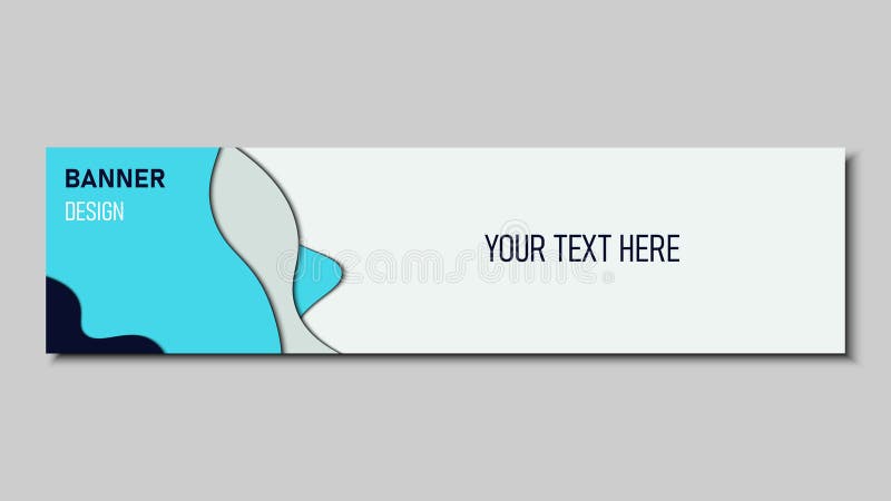 Minimalist Web Banner Background Design Stock Vector - Illustration of ...