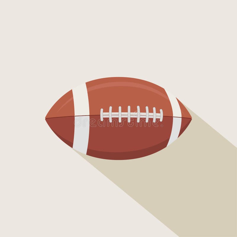 Basic RGB Americall Football Ball Stock Illustration - Illustration of ...