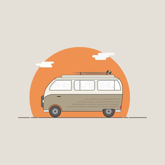 Basic RGB Van stock vector. Illustration of cute, holiday - 206609140