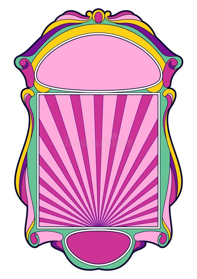 Color Decorative Emblem, Label Template Stock Vector - Illustration of ...