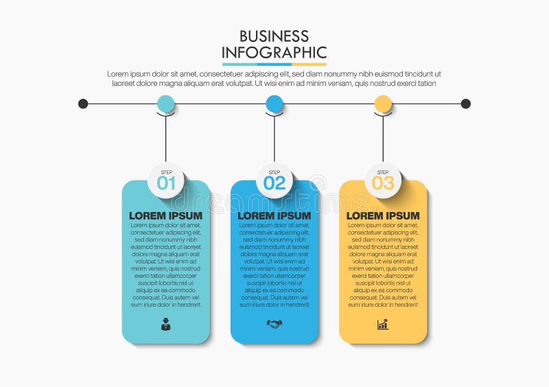 3 Part Infographic Process Timeline Path Stock Illustrations – 32 3 ...