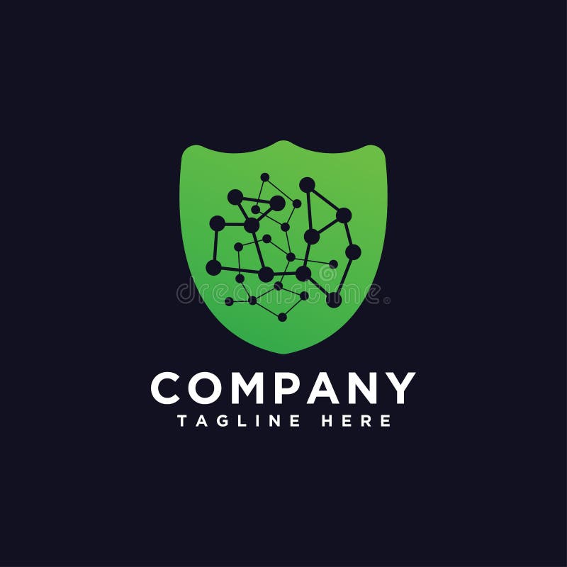 Guard Protection Secure Tech Logo Design Vector Stock Vector ...