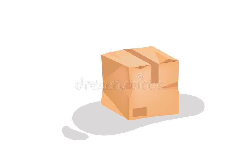 Damaged Cardboard Box Stock Illustrations – 389 Damaged Cardboard Box ...