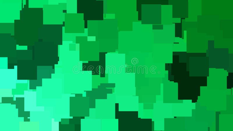 Wallpaper with a Stack of Green Squares Stock Illustration ...