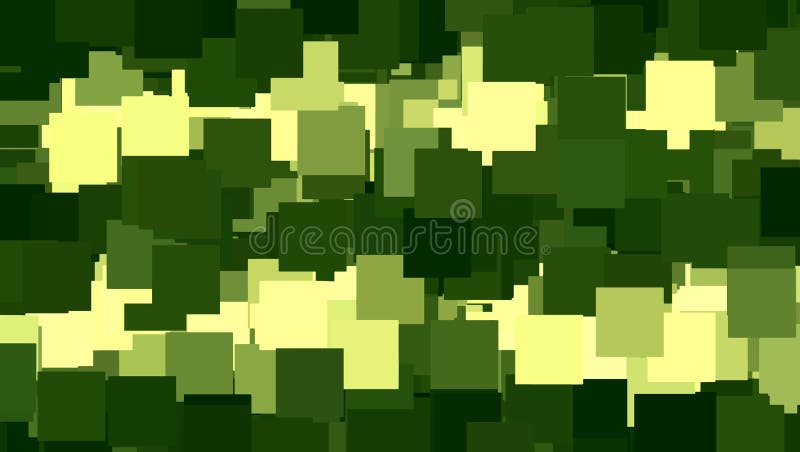Stacked Rectangular Shapes with Green and Cream Colored Textures Stock ...