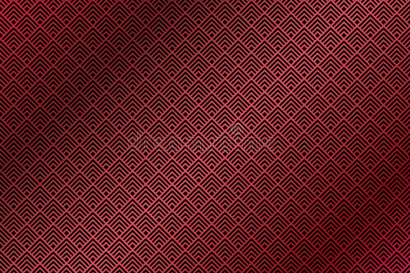 Vector Seamless Red and Black Striped Squares Pattern Background Stock ...