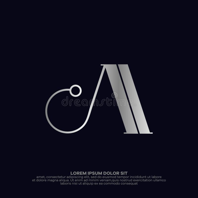 Initials a Logo Creative Template Sign Vector Stock Vector ...