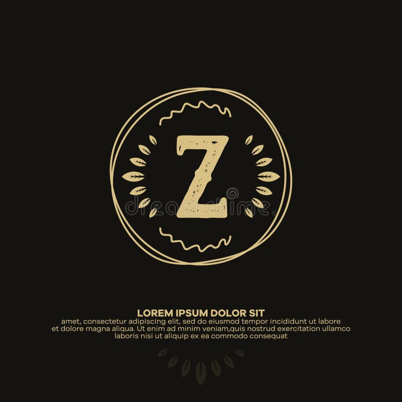 Initials Z Logo Creative Template Premium Sign Vector Stock Vector ...