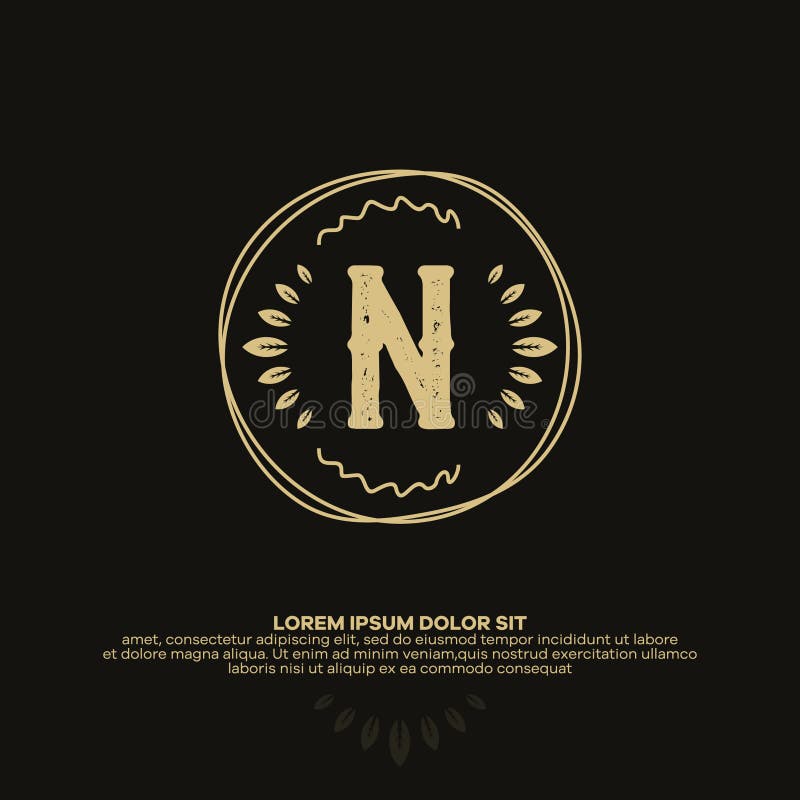 Premium Vector Logo N. Beautiful Logotype Design for Luxury Corporate ...