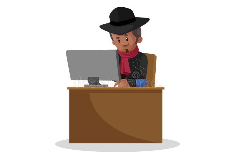 Don Vector Cartoon Illustration Stock Vector - Illustration of clothes ...