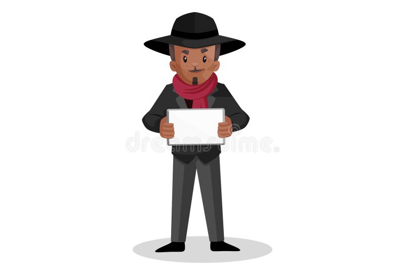 Don Vector Cartoon Illustration Stock Vector - Illustration of cheerful ...