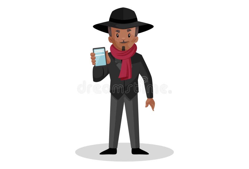 Don Vector Cartoon Illustration Stock Vector - Illustration of face ...