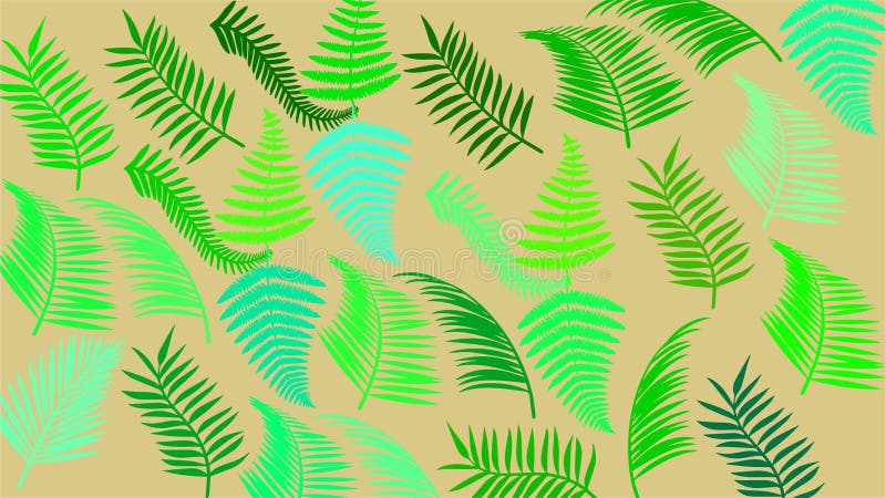 Seamless Stylish Leaves Pattern Vector Background Stock Vector ...