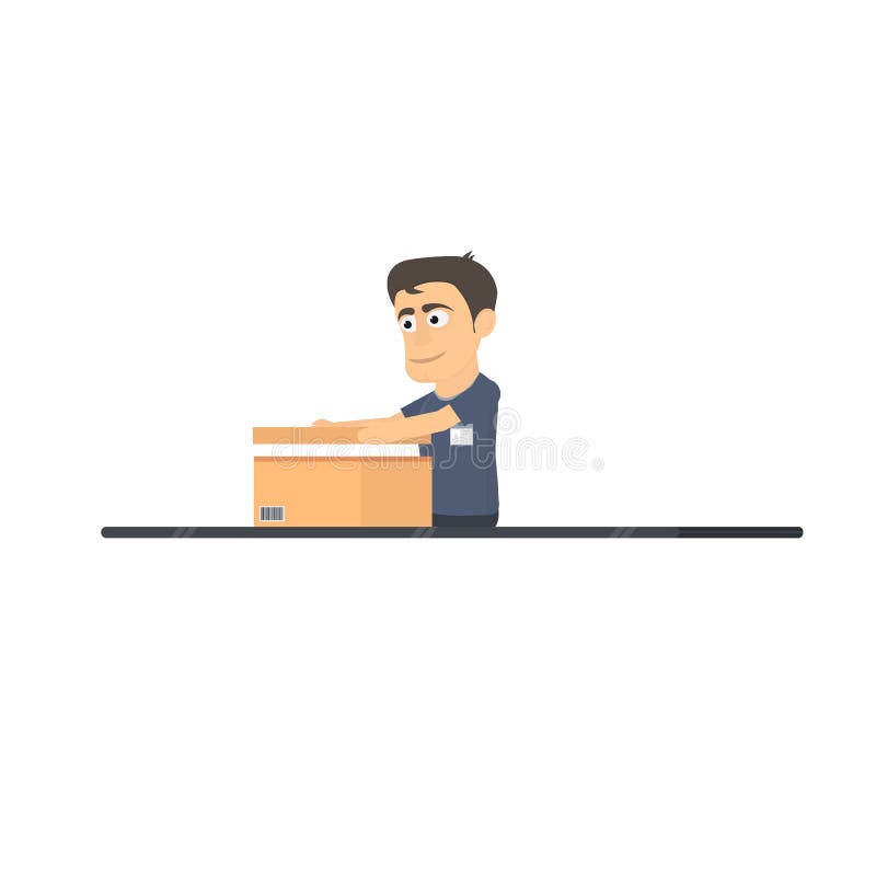 Warehouse Worker Picking Order Stock Illustrations – 10 Warehouse ...