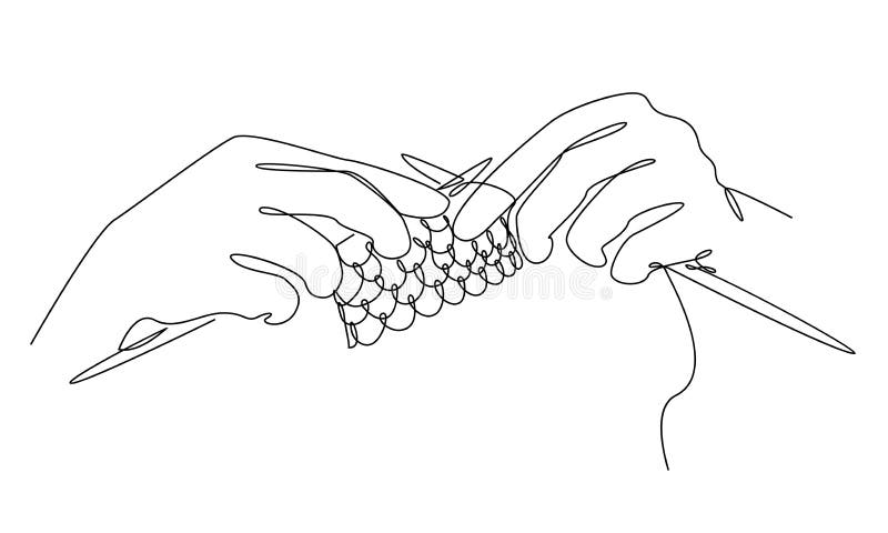 Hands Knitting Stock Illustrations – 519 Hands Knitting Stock ...