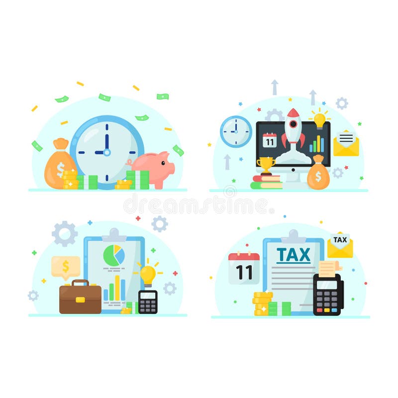 Illustration Vector Graphic of Business, Finance, and Development Stock ...