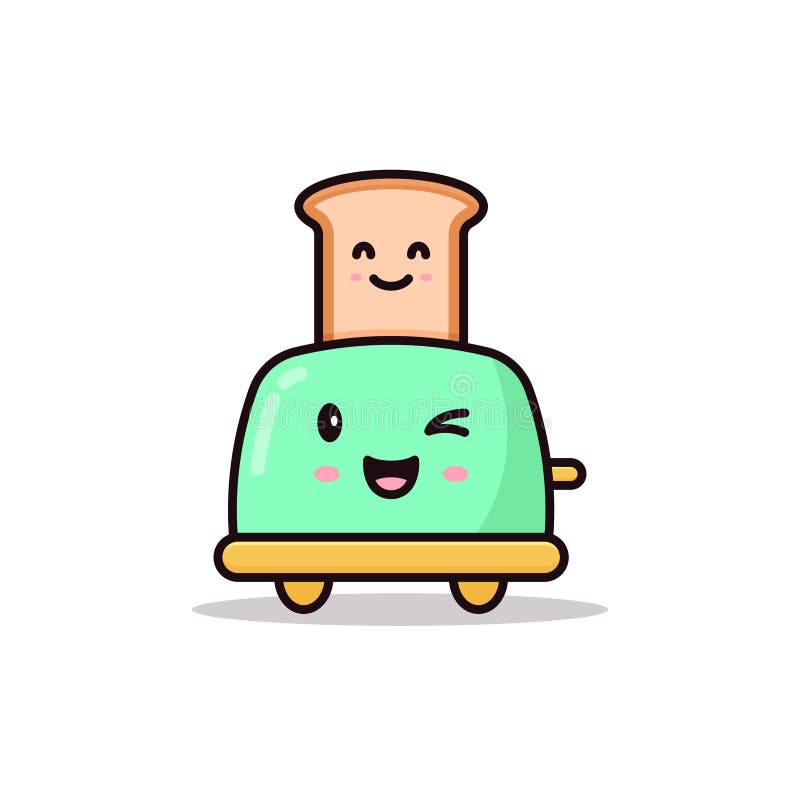 Cute Toaster Stock Illustrations – 1,585 Cute Toaster Stock ...