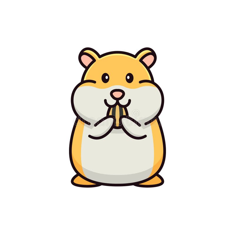 Illustration Vector Graphic of a Cute Funny Hamster Stock Vector ...