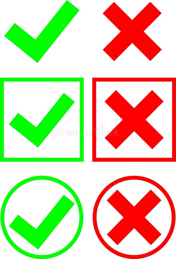 Line Drawing Yes No Signs Stock Illustrations – 19 Line Drawing Yes No ...