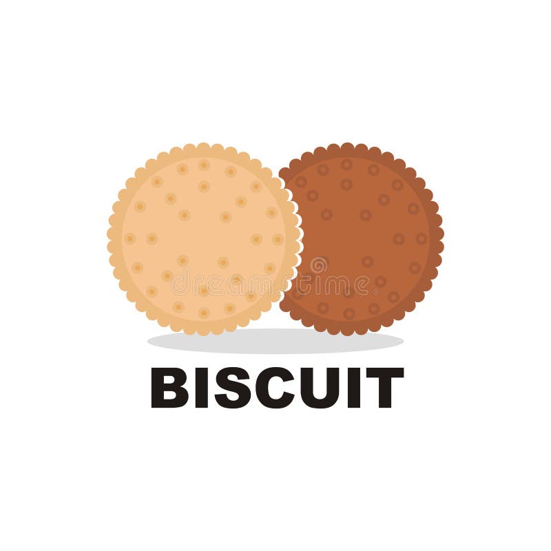 Biscuit Design Logo - Vector Stock Vector - Illustration of circle ...