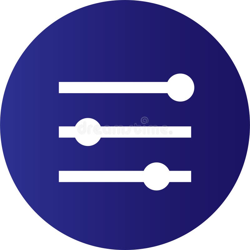 Vector of a Filter Icon in the Application Stock Vector - Illustration ...