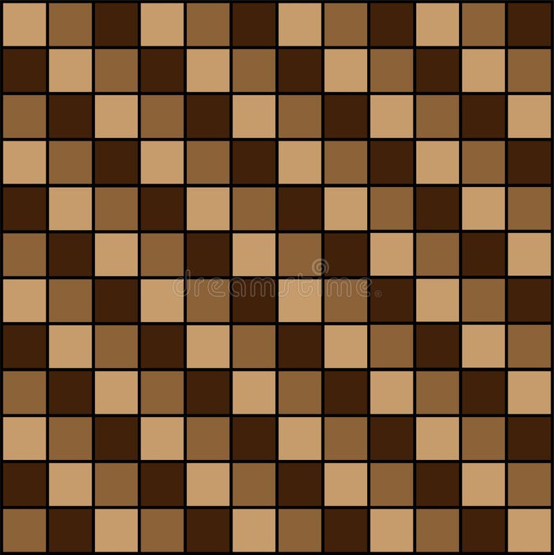 Multiple Levels of Brown Pattern on Board Stock Illustration ...