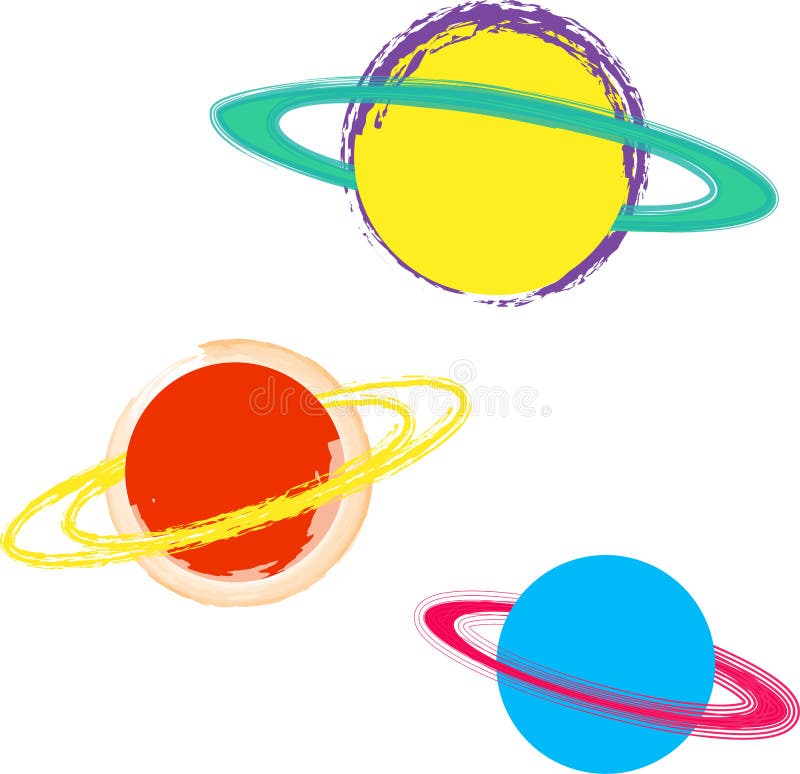 Overlapping Planets Stock Illustrations – 21 Overlapping Planets Stock ...