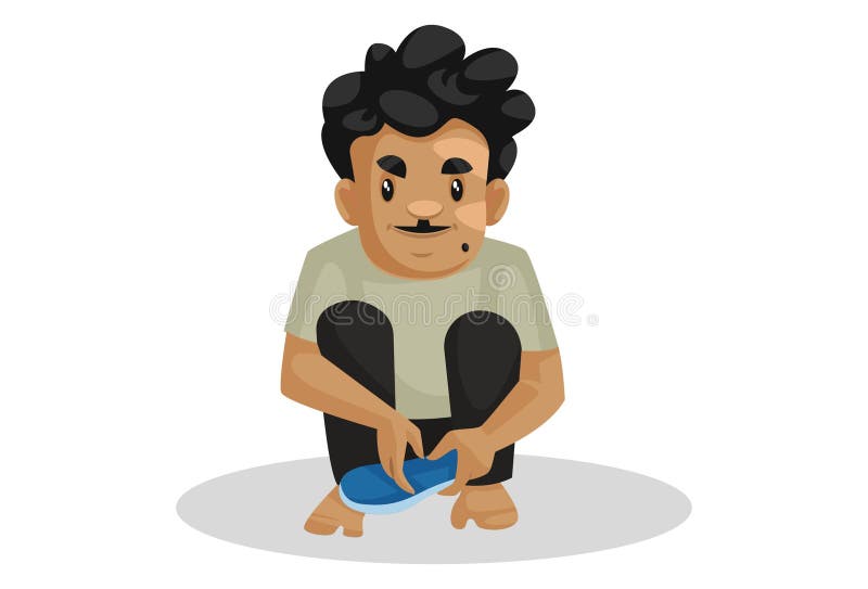Cobbler Vector Cartoon Illustration Stock Vector - Illustration of ...