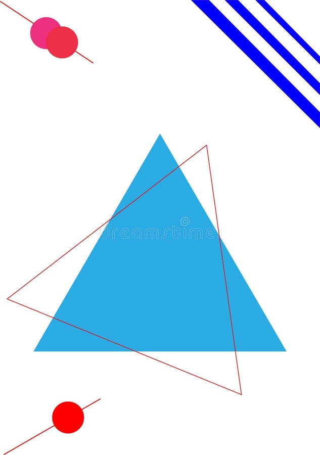 Vector of Colorful Triangles Template Stock Vector - Illustration of ...