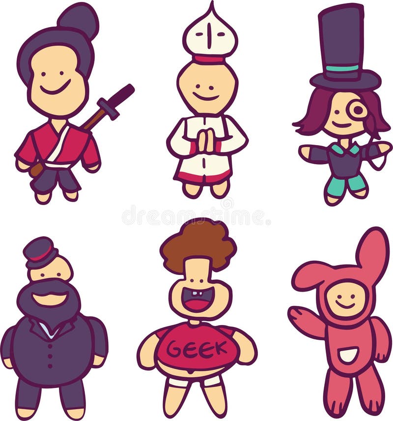Personalities Cartoon Stock Illustrations – 108 Personalities Cartoon ...