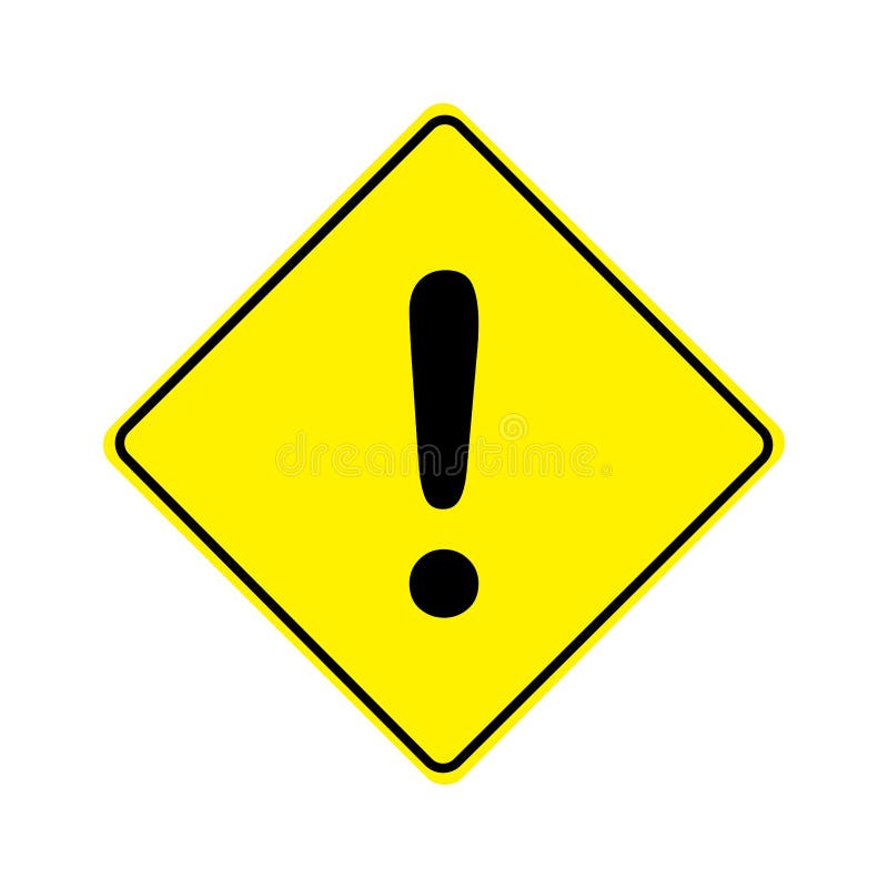 Basic RGB, Warning Flat (danger) Pin Icon Stock Vector - Illustration ...