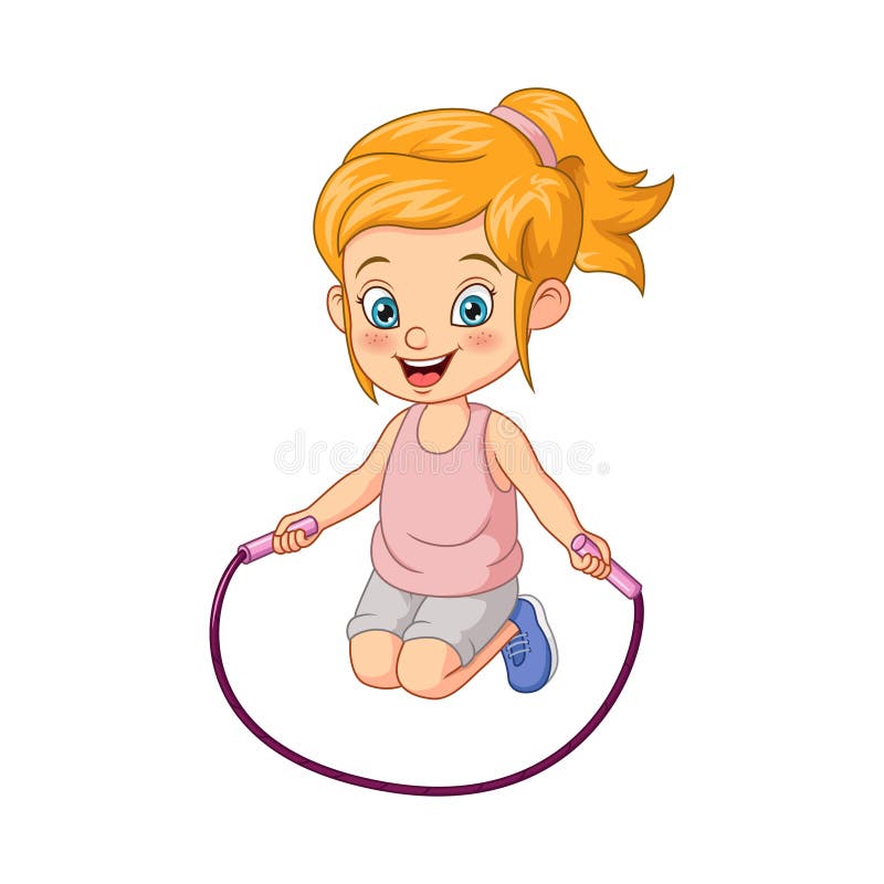 Girl Skipping Stock Illustrations – 1,640 Girl Skipping Stock ...