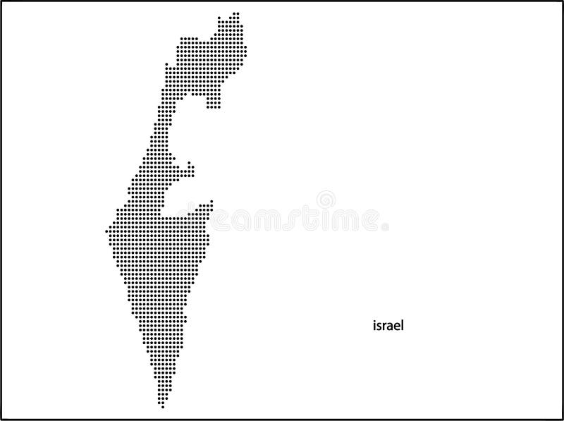 Israel Map Shape Outline Blue Stock Illustrations – 210 Israel Map ...