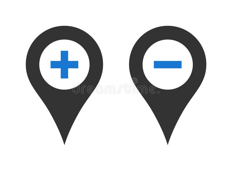 Blue Button Minus Plus Stock Illustrations – 1,051 Blue Button Minus ...