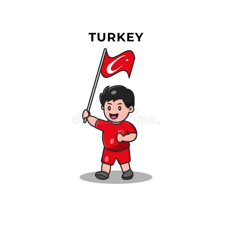 Turkey Football Player Cartoon Clipart