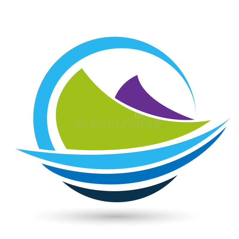 Sea Wave Globe Water Wave People Ship Boat Sailing Wave Globe ...