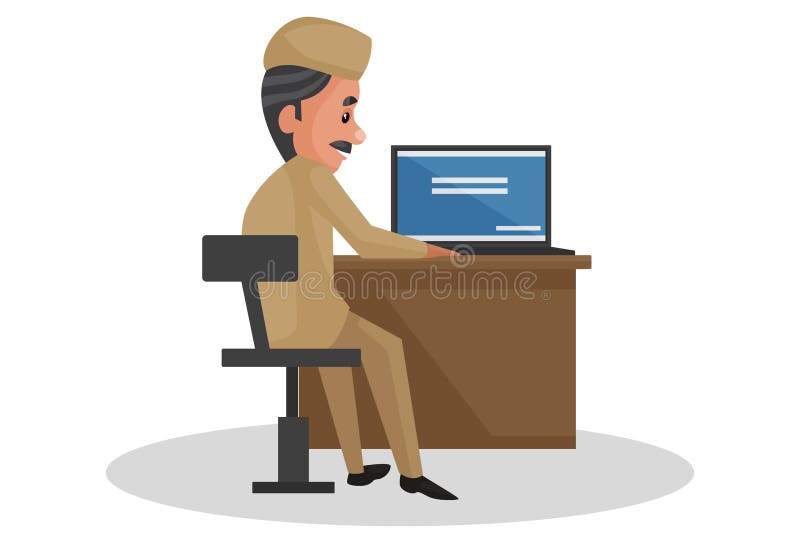 Postman Vector Cartoon Character Illustration Stock Vector ...