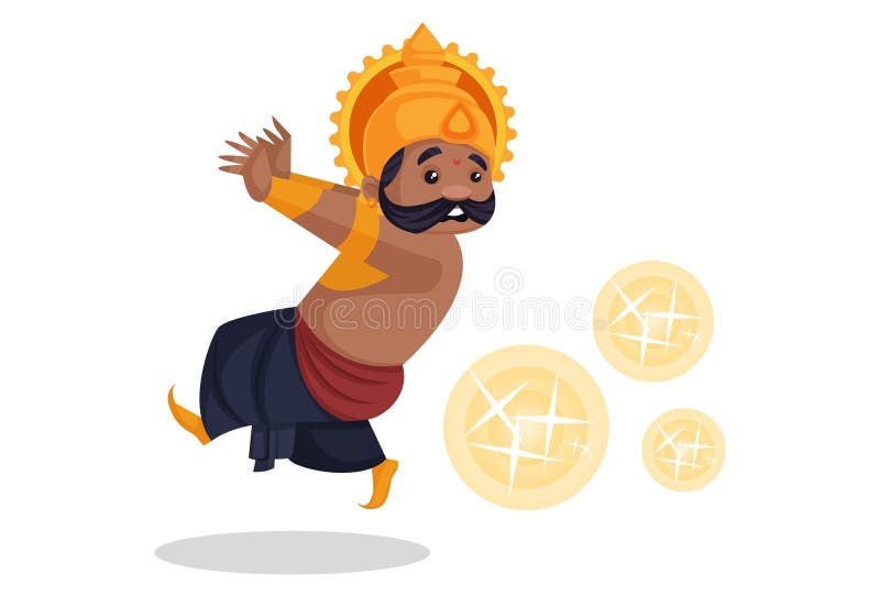 Ravana Vector Cartoon Character Illustration Stock Vector ...