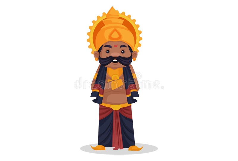 Ravana Vector Cartoon Character Illustration Stock Vector ...