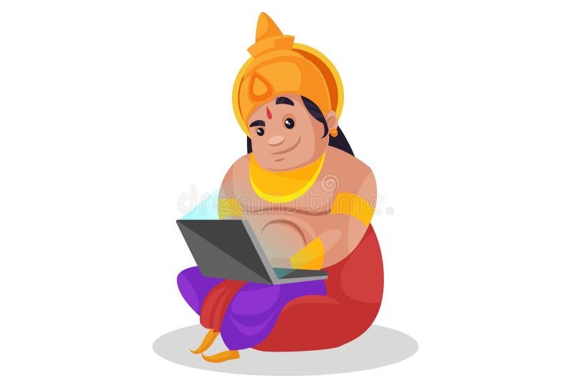 Bhima Vector Cartoon Illustration Stock Vector - Illustration of design ...