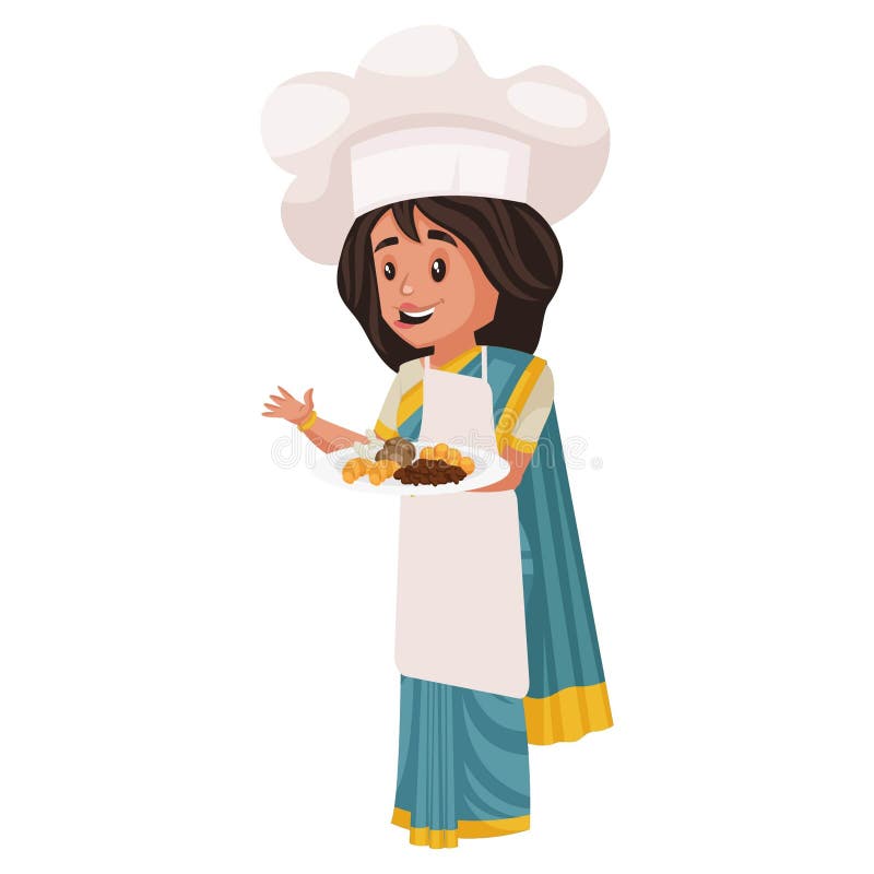 Indian Lady Chef Stock Illustrations – 59 Indian Lady Chef Stock ...