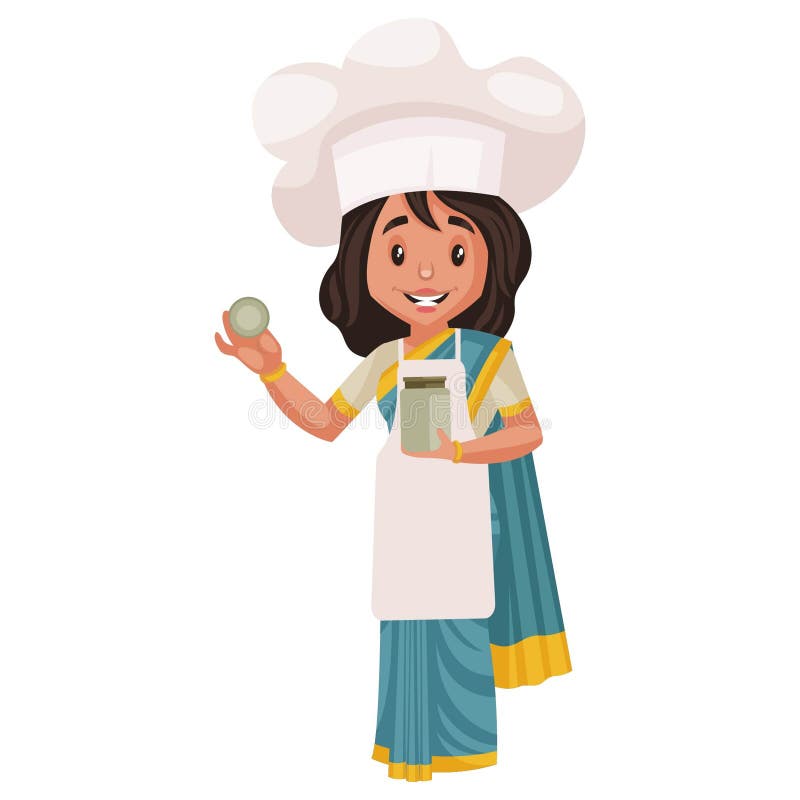 Indian Lady Chef Stock Illustrations – 59 Indian Lady Chef Stock ...