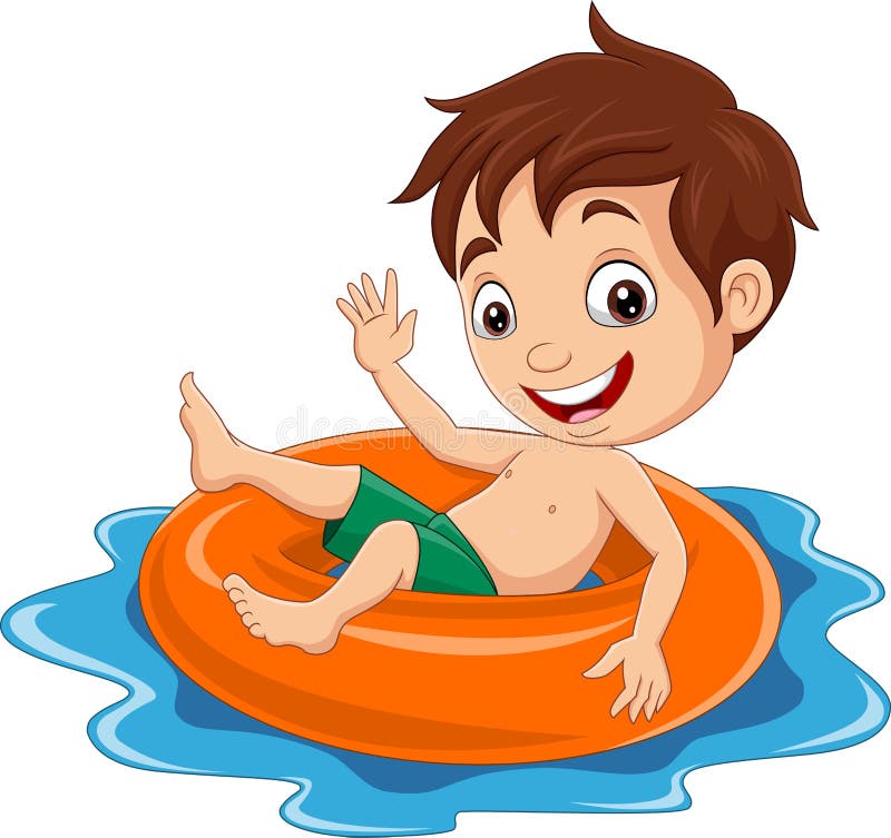 Newborn Baby Boy Floating Swim Ring Stock Illustrations – 4 Newborn ...